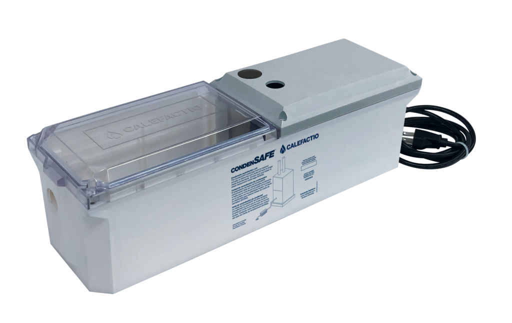 New from Calefactio, CondenSAFE with pump for additional protection to ...