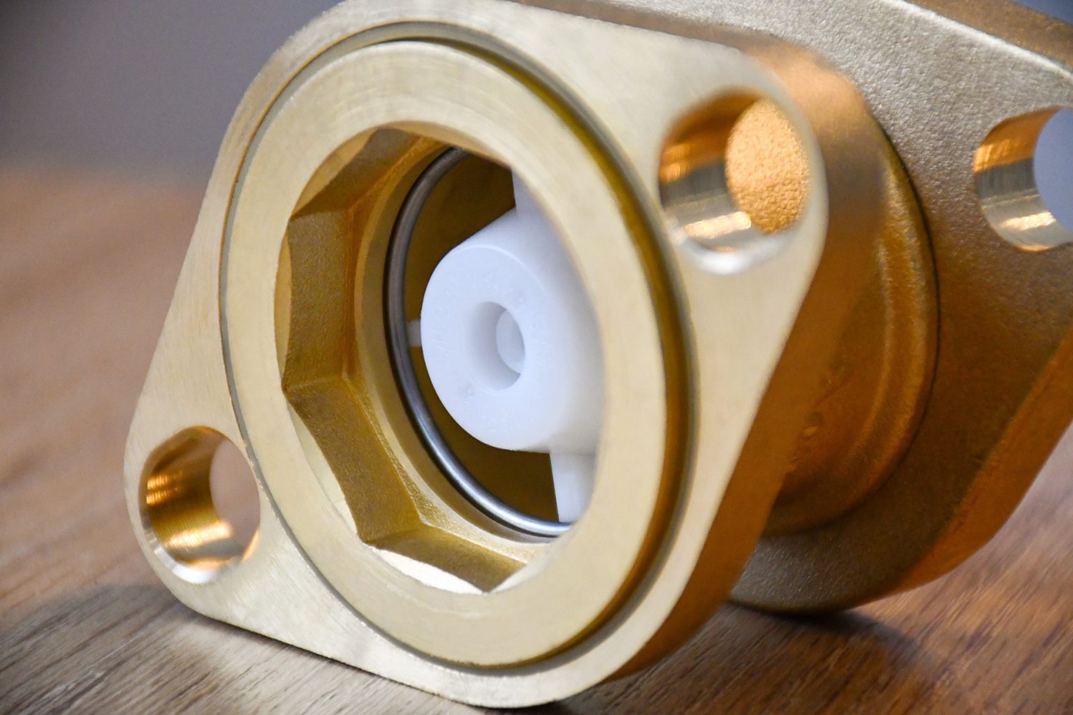 NEW DIELECTRIC DOUBLE FLANGED CHECK - Calefactio